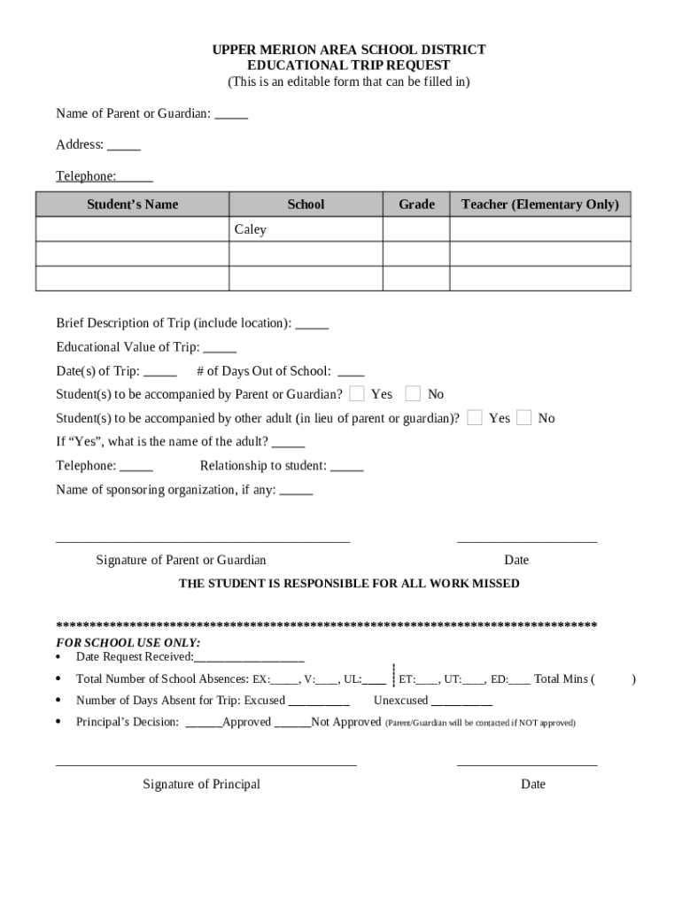 Family Ination / Educational Trip Guidelines/s Doc Template | pdfFiller