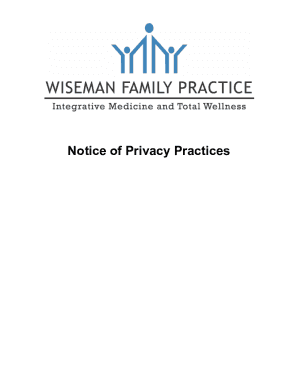 Fillable Online WISEMAN FAMILY PRACTICE Fax Email Print - pdfFiller