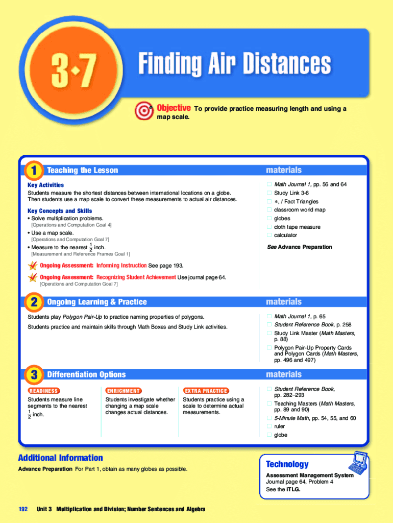 Fillable Online Map Scale Lesson for Kids - Video & Lesson Transcript ...