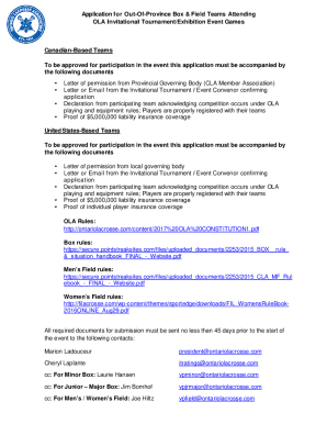 Fillable Online Special Approval for Out-of-Province Travel Application ...