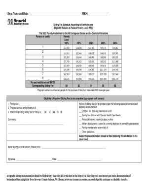 Fillable Online Worksheet on Family Income Fax Email Print - pdfFiller