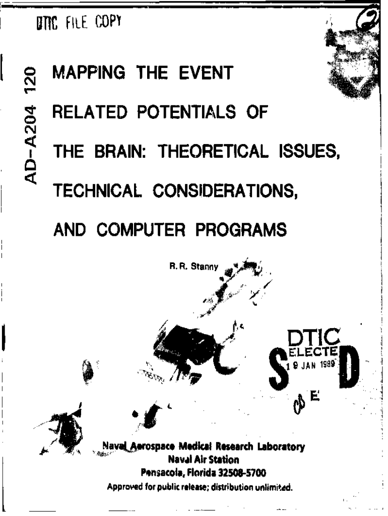 Fillable Online Mapping The Event Related Potentials Of The Brain Event Related Potentials Erps 