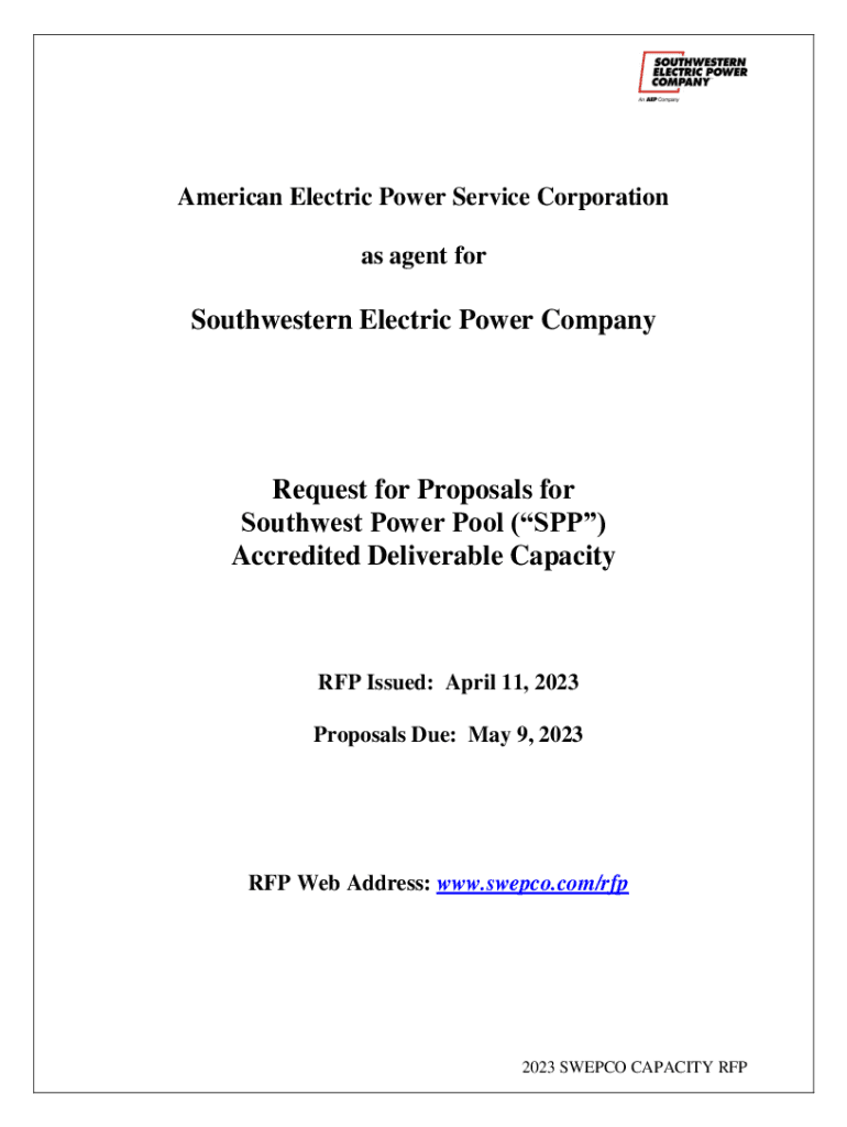 Fillable Online AEP's SWEPCO gets approval to buy 1 GW of wind, solar ...