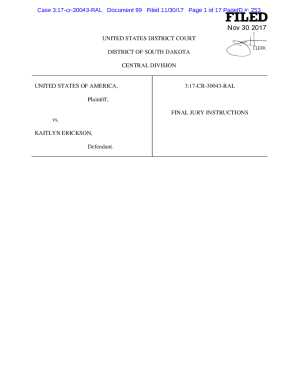 Fillable Online Case 3:17-cr-00009-JAM Document 6 Filed 01/20/ ... Fax Email Print - pdfFiller