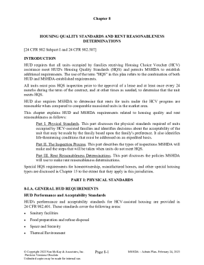 Fillable Online Housing Choice Voucher (HCV) Project Based ... Fax ...