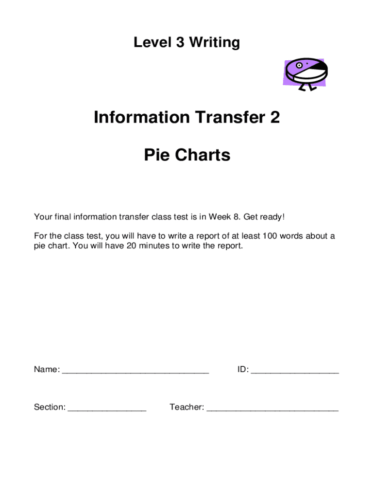 Fillable Online Level 3 Writing Bar Charts / Line Graphs Part 1 Information ... Fax Email Print ...