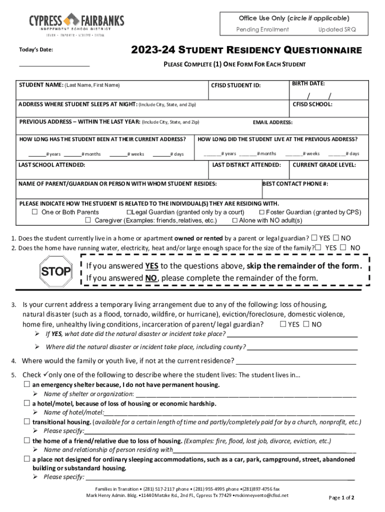 Fillable Online Updated SRQ Fax Email Print - pdfFiller