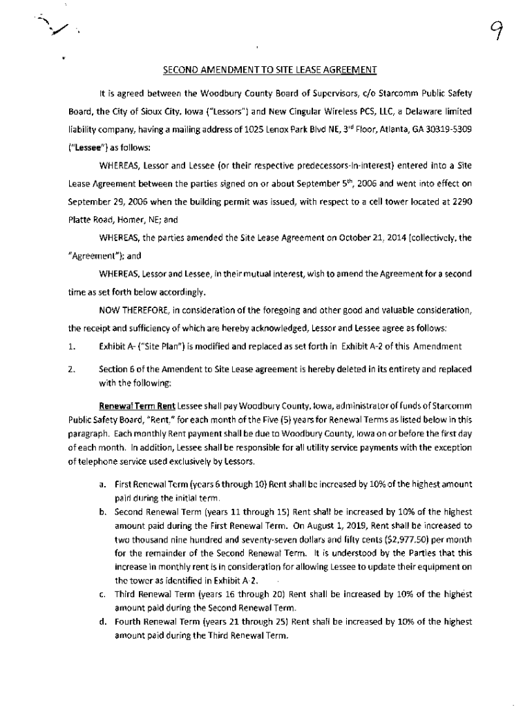 Fillable Online Fixing Date Public Hearing Amend the Lease Agreement ...