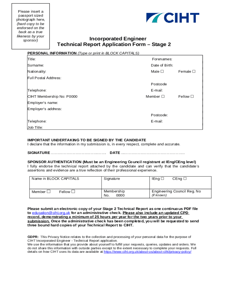 Guidance Notes For Ceng Candidates PDF Doc Template | pdfFiller
