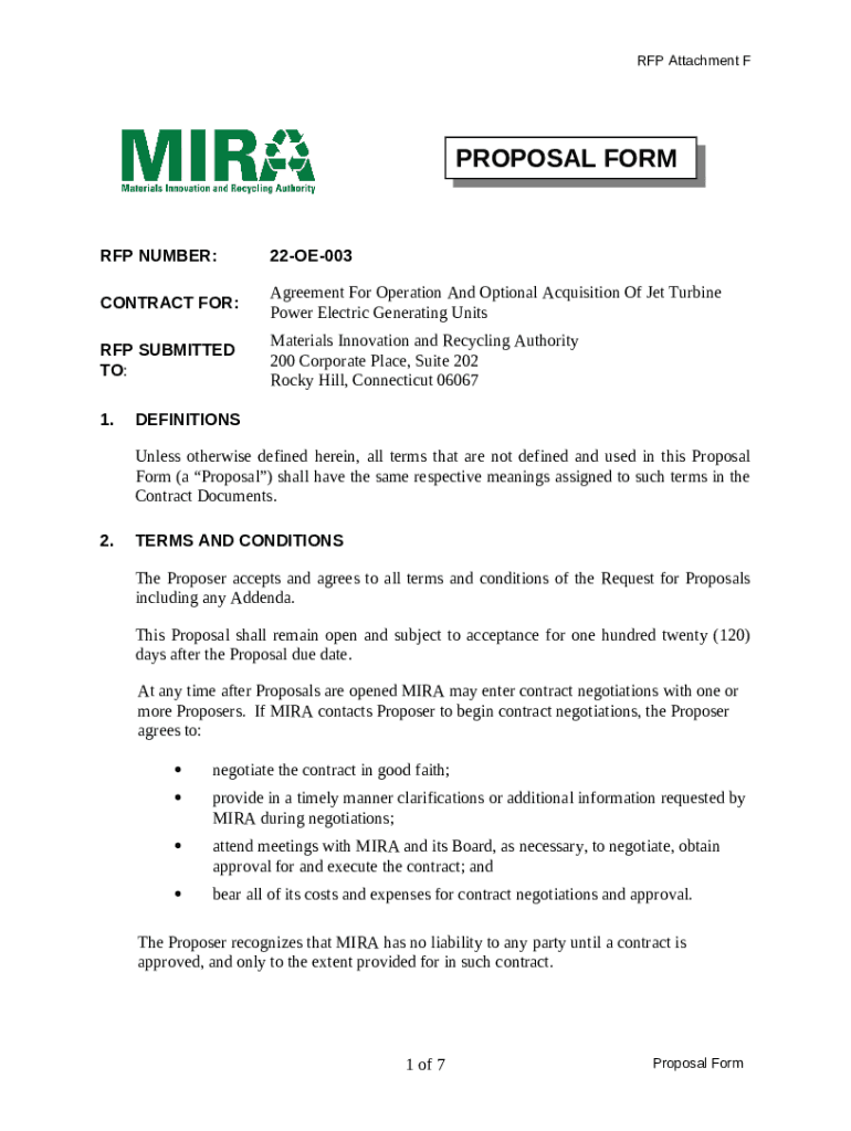 Proposal - Materials Innovation and Recycling Authority Doc Template ...