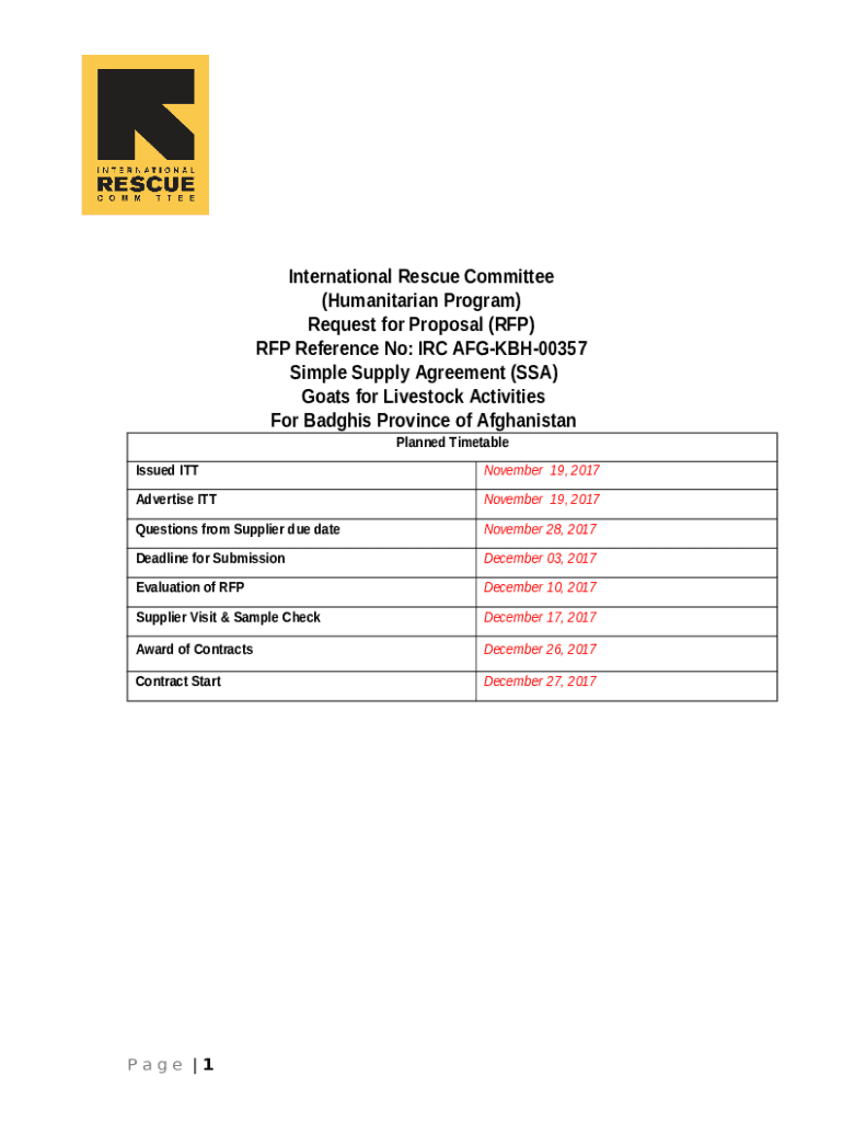 IRC and NGOs Issue Letter to Congress on Supplemental ... Doc Template ...
