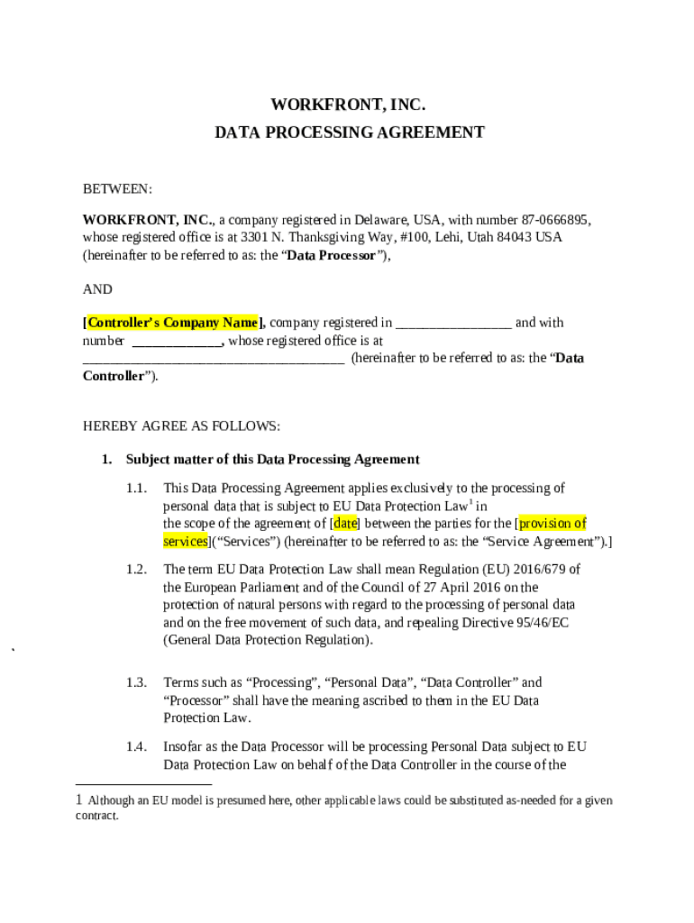 Workfront Inc - Company Profile and News Doc Template | pdfFiller