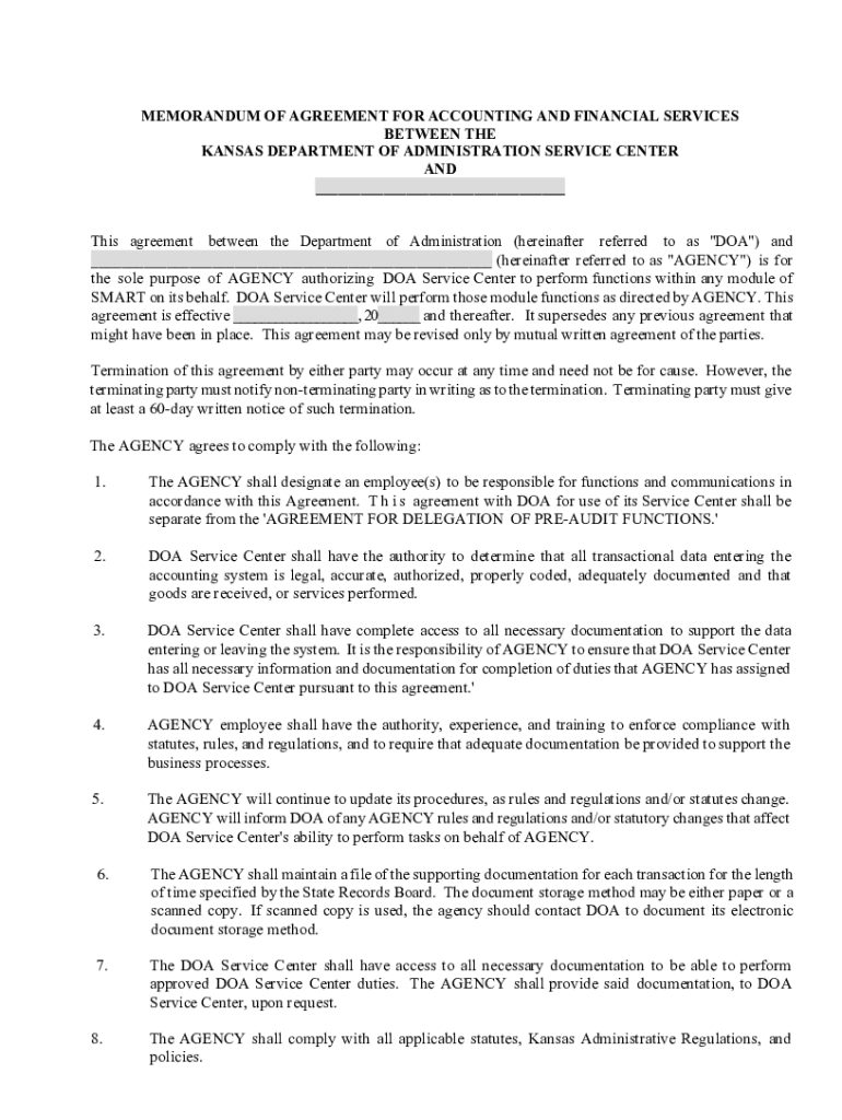 Fillable Online FORM Memorandum of Understanding with local units ...
