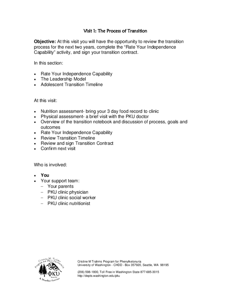 Fillable Online depts washington 5 Steps in the Change Management ...