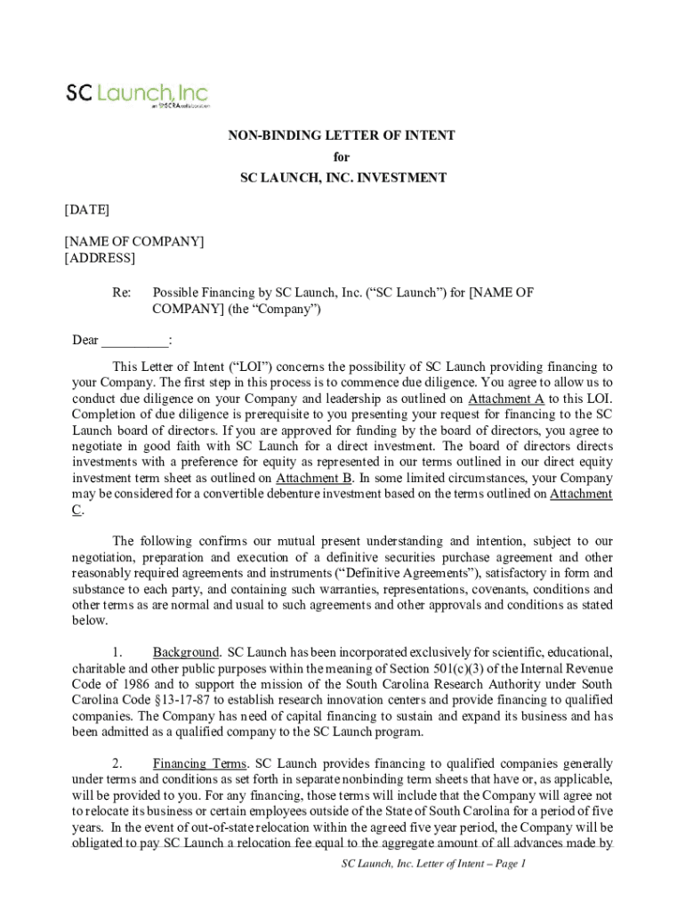 Fillable Online 1. DM 6231649-v4 LOI template Fax Email Print - pdfFiller