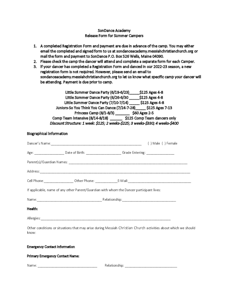 Fillable Online Holden Arboretum Summer Camp Info & Forms Fax Email ...