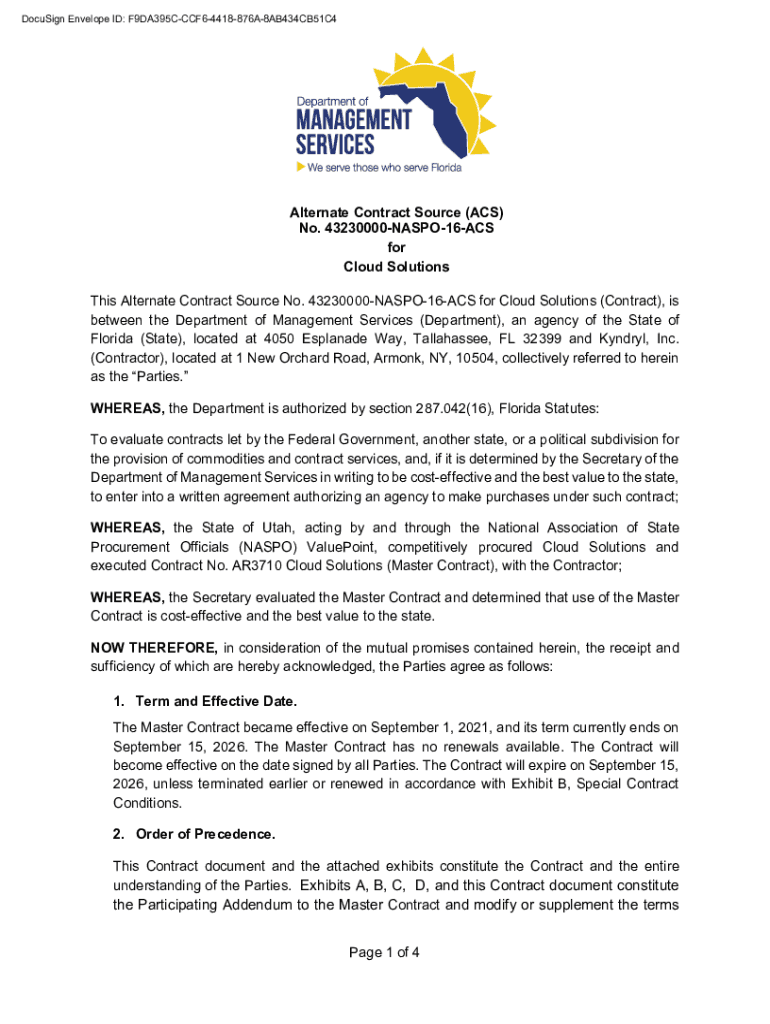 Fillable Online Alternate Contract Source (ACS) - No. 43230000-NASPO-16 ...