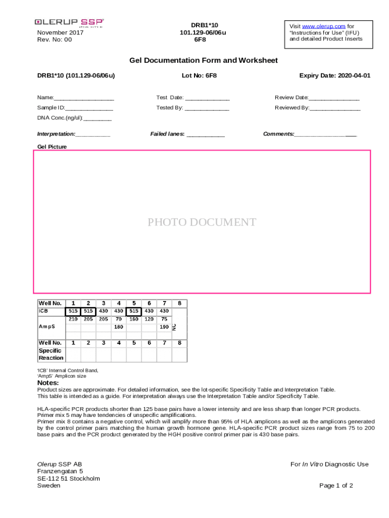 Sustainable and Cost-Effective Gel Documentation - PMC Doc Template ...