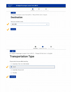 Fillable Online What is the digital Passenger Locator Form (dPLF ...