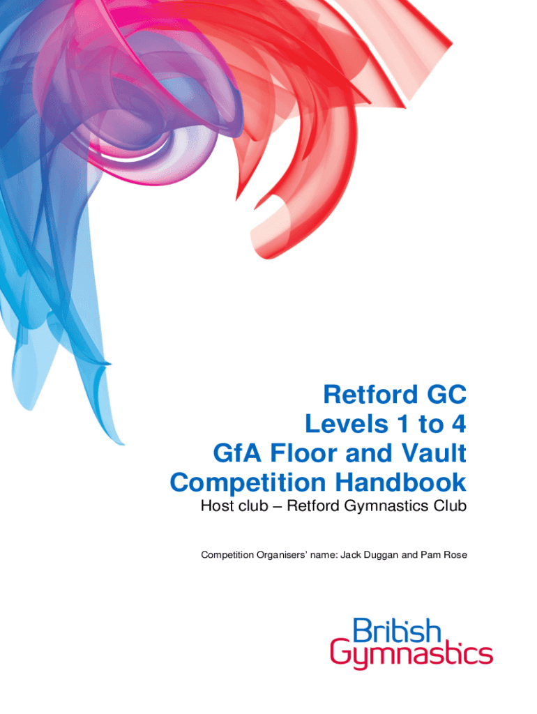 Fillable Online Retford GC GfA Floor and Vault Competition Levels 1 to ...