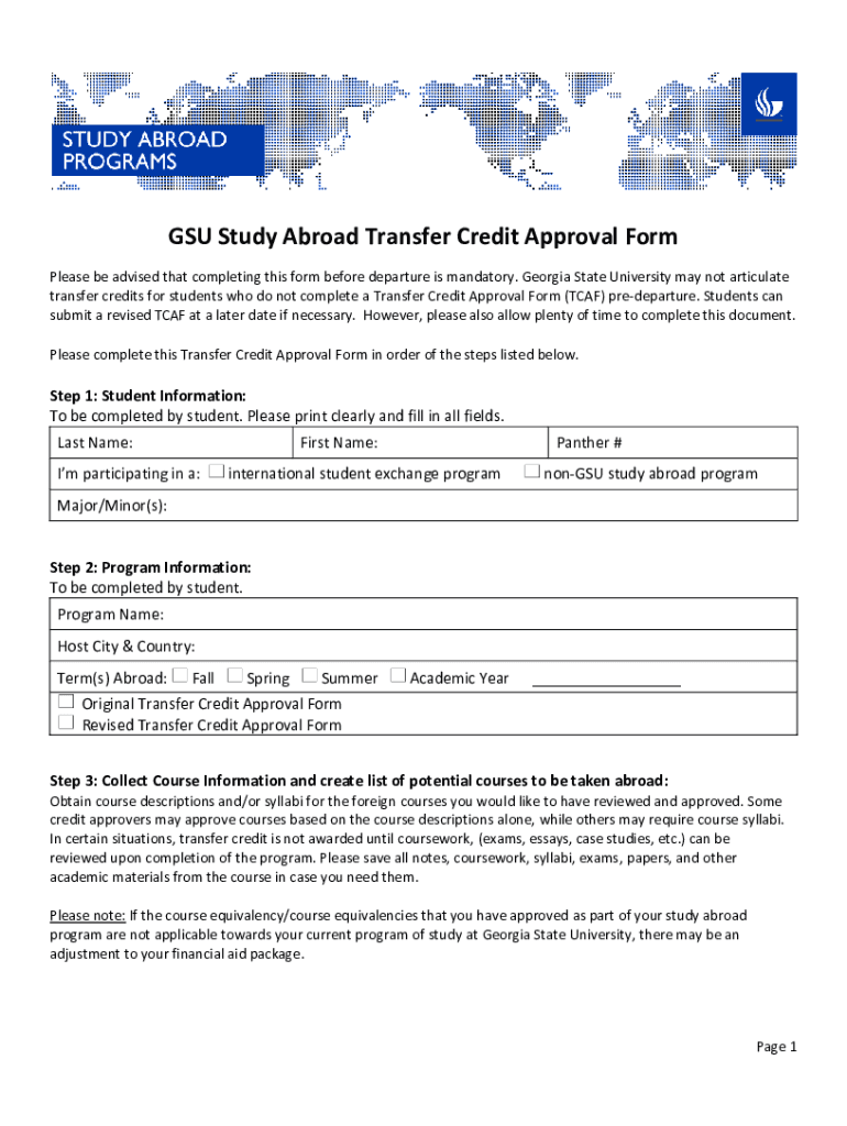 Fillable Online How can students request to have transfer credit articulated ... Fax Email Print ...