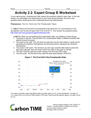 Fillable Online Activity 2.2: Expert Group A Worksheet Fax Email Print ...