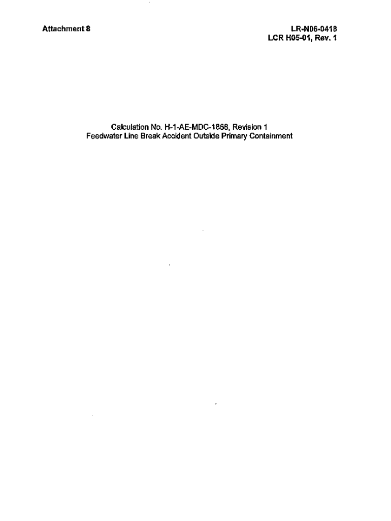 Fillable Online Safety evaluation re main steam line break ... Fax ...