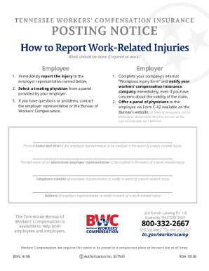 Fillable Online Workers' Comp Forms Fax Email Print - pdfFiller