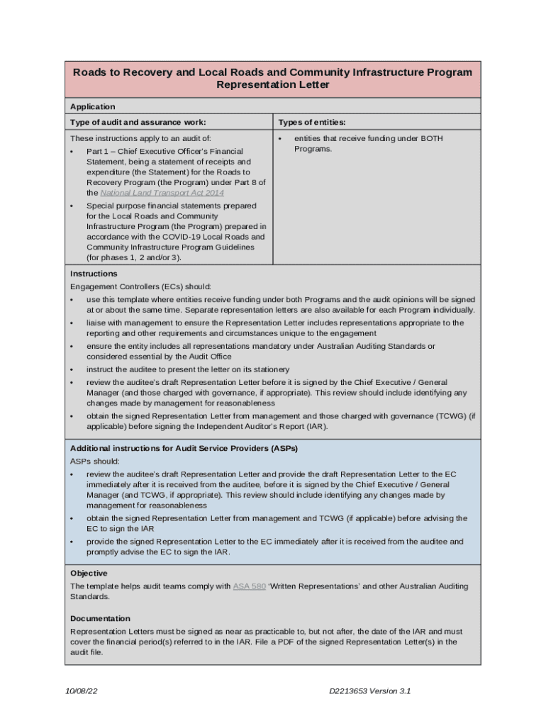 Local Roads and Community Infrastructure Program resources Doc Template ...