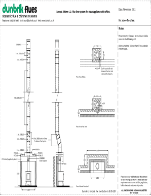 Fillable Online dunbrikflues co 7m, offset, A1 concrete flue liner ...