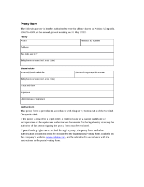 Personal/corporate ID number Doc Template | pdfFiller