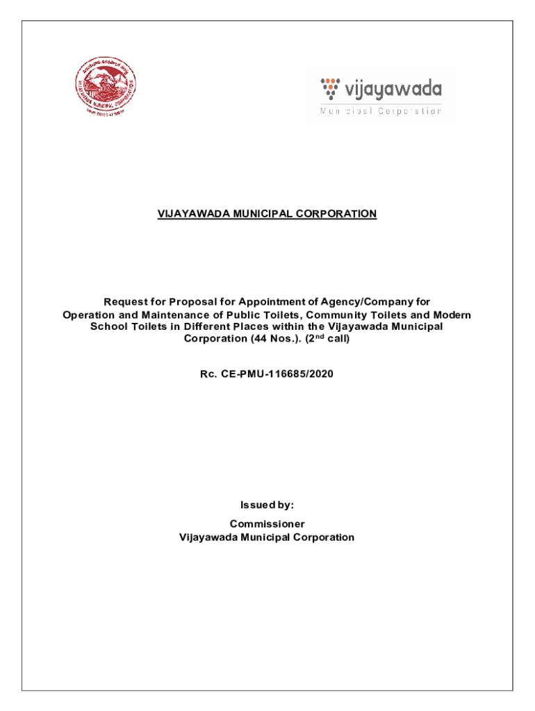 Fillable Online RFP for Maintenance of Toilets - Final.doc Fax Email Print - pdfFiller