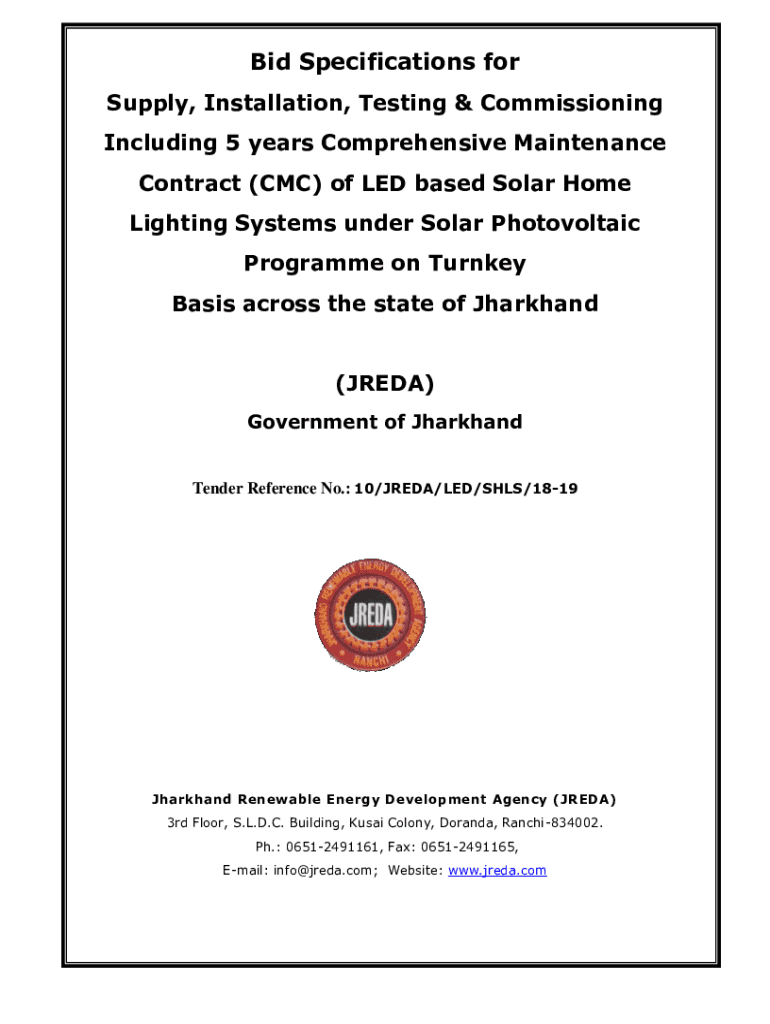 Fillable Online 100 nos. 1 Hp DC Surface Solar Water Pumping System ...