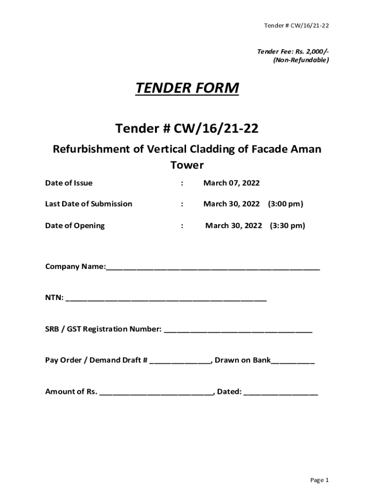 Fillable Online tenders iba edu e-stamp - tenders.iba.edu.pk Fax Email ...