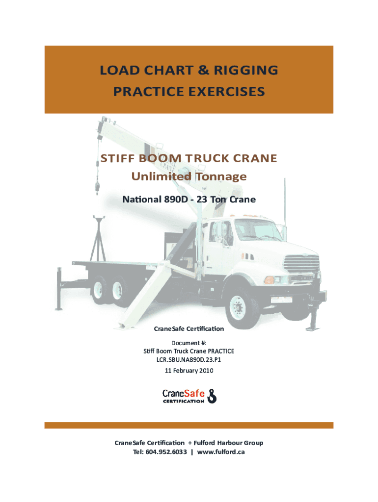 Fillable Online How to read a Crane Load Chart - CraneHunter.com Fax ...