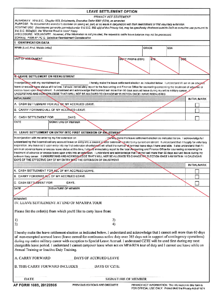 Fillable Online DoD Instruction 1327.06, "Leave and Liberty Policies ...