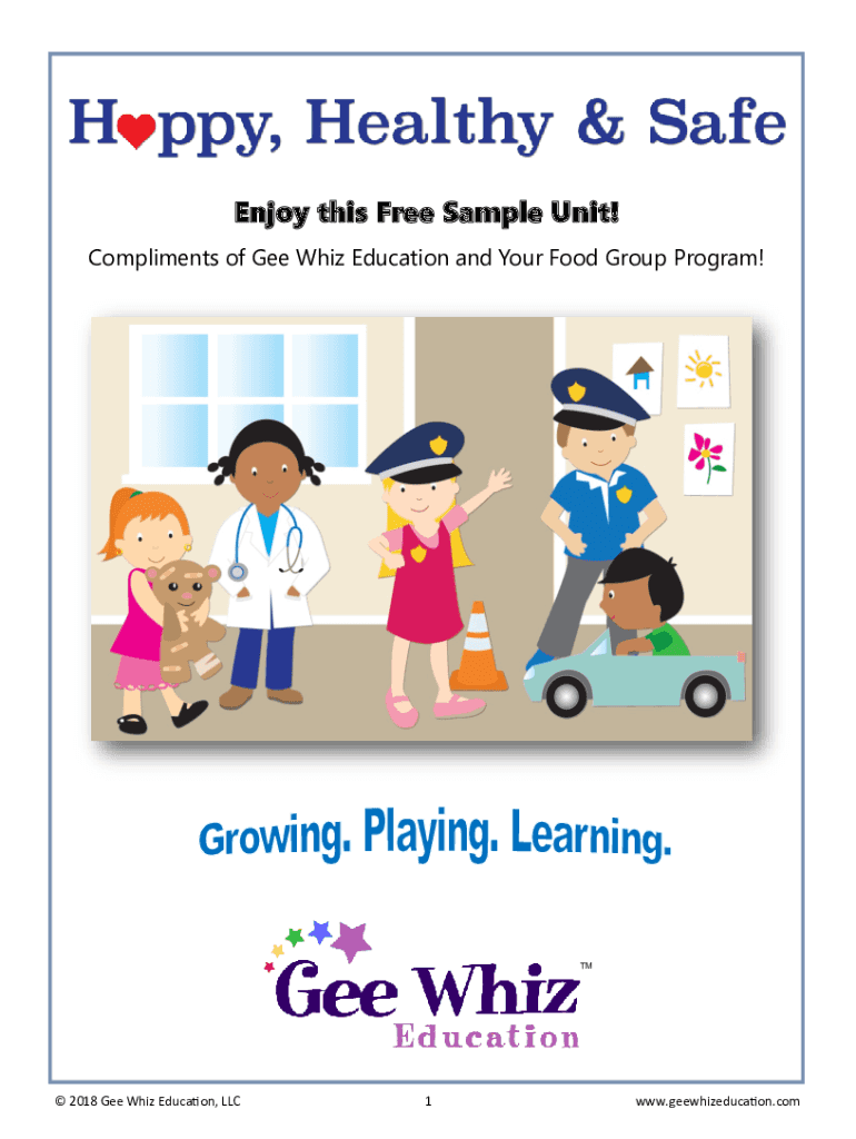 Fillable Online Enjoy this Free Sample Unit! Fax Email Print - pdfFiller