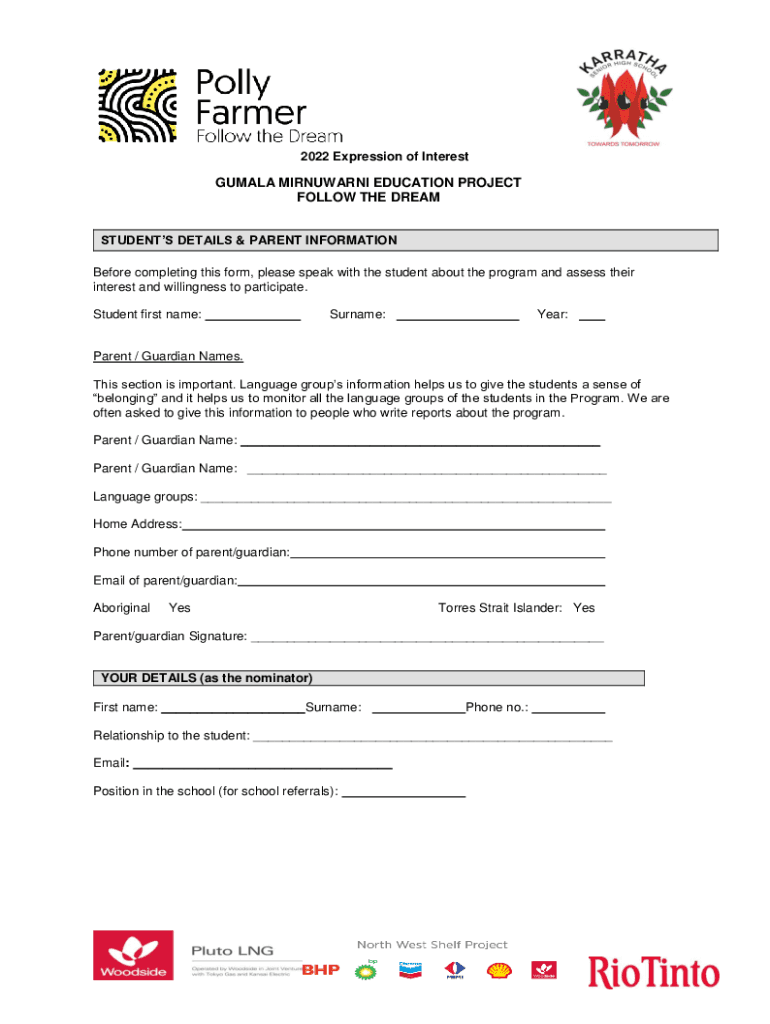 Fillable Online karrathashs wa edu GUMALA MIRNUWARNI EDUCATION PROJECT ...