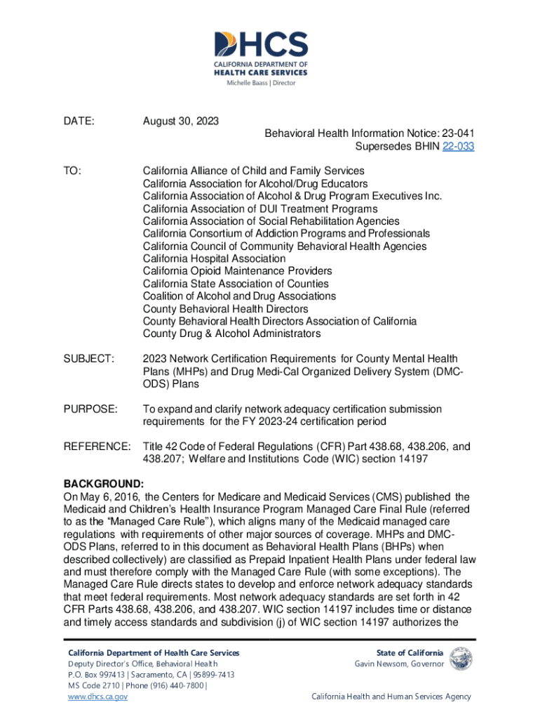 Fillable Online BHIN 23-041 Network Cert Req for MHP & DMC-ODS.pdf Fax ...