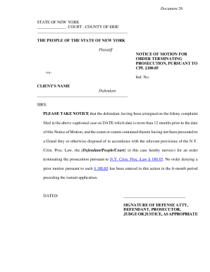 Fillable Online 180.85Order Terminating Prosecution Fax Email Print ...