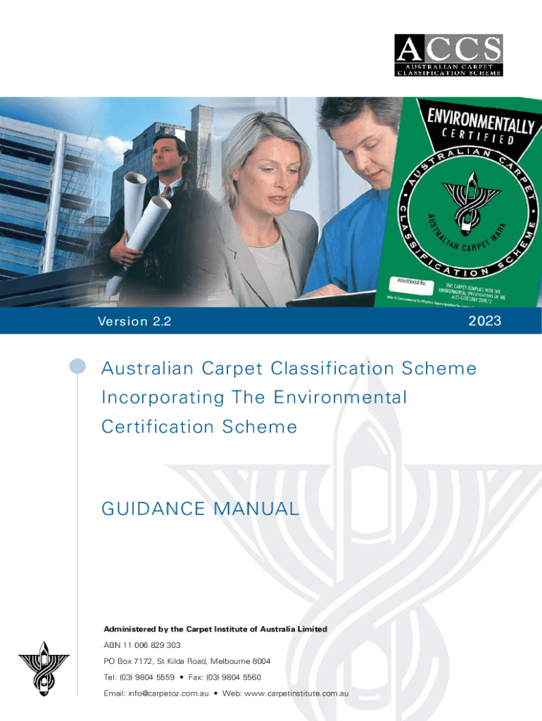 Fillable Online Australian Carpet Classification Scheme Incorporating ...