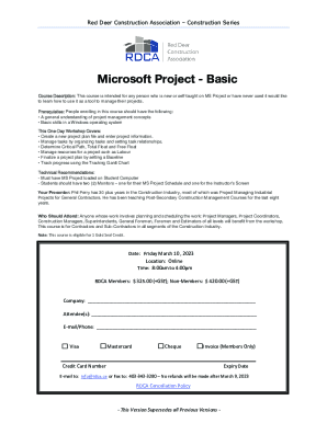 Fillable Online MS Project Made Easy Tutorial 1, Project Manage ... - YouTube Fax Email Print ...