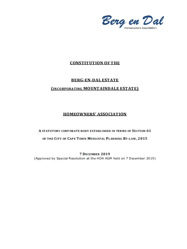 Fillable Online SPLUMA, LUPA & the Cape Town City By-Law on HOAs Fax ...