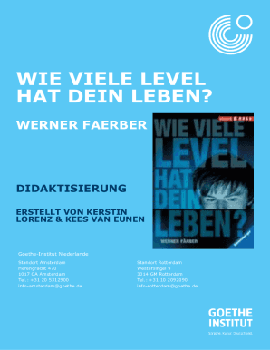 Ausfüllbar Online Didaktisierung - Wie viele Level hat dein Leben ...