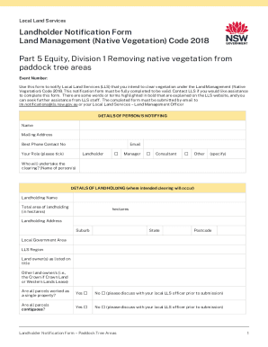 Fillable Online Landholder forms - Local Land Services - NSW Government ...