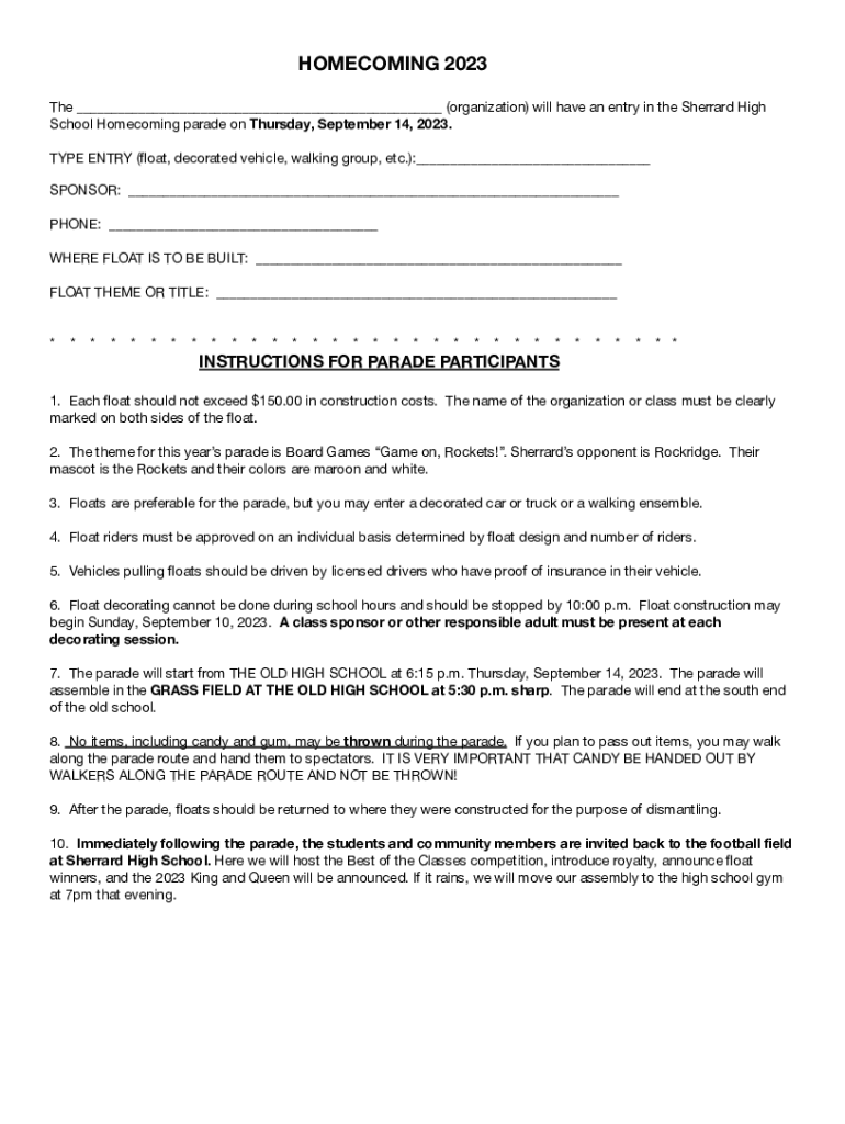 Fillable Online float entry sheet Fax Email Print - pdfFiller