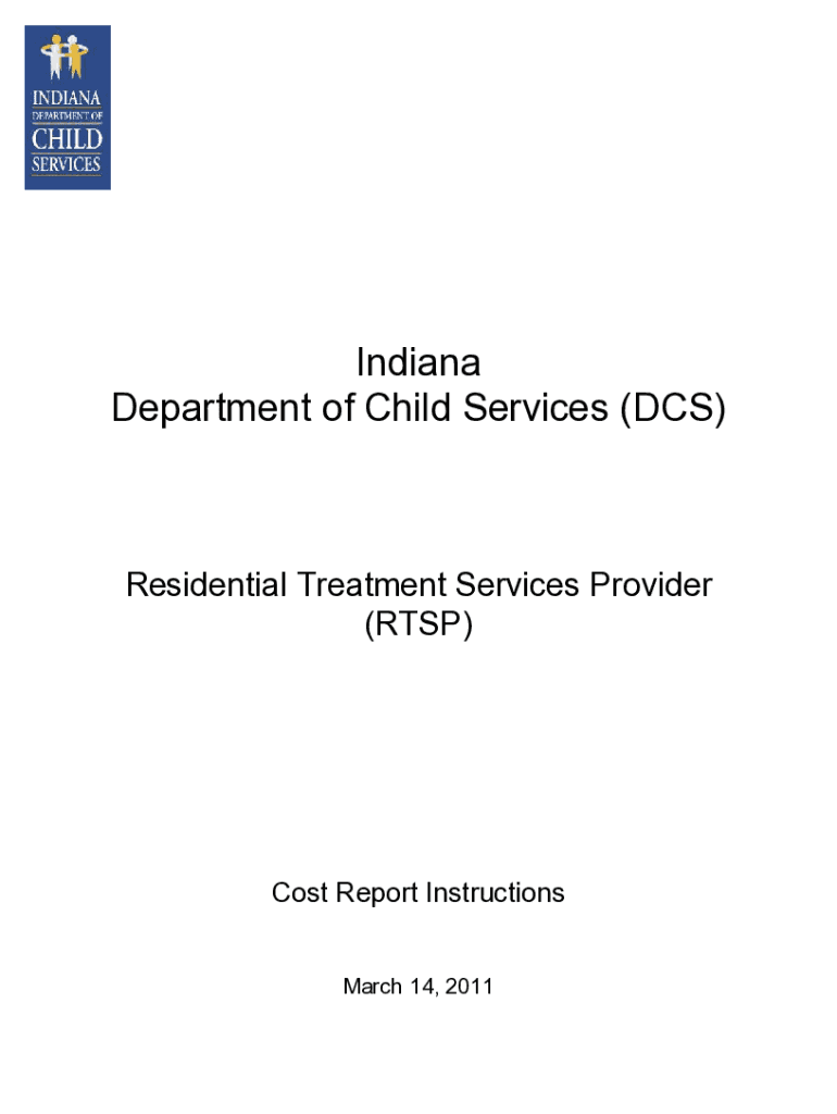 Fillable Online The State of Indiana Department of Child Services ...