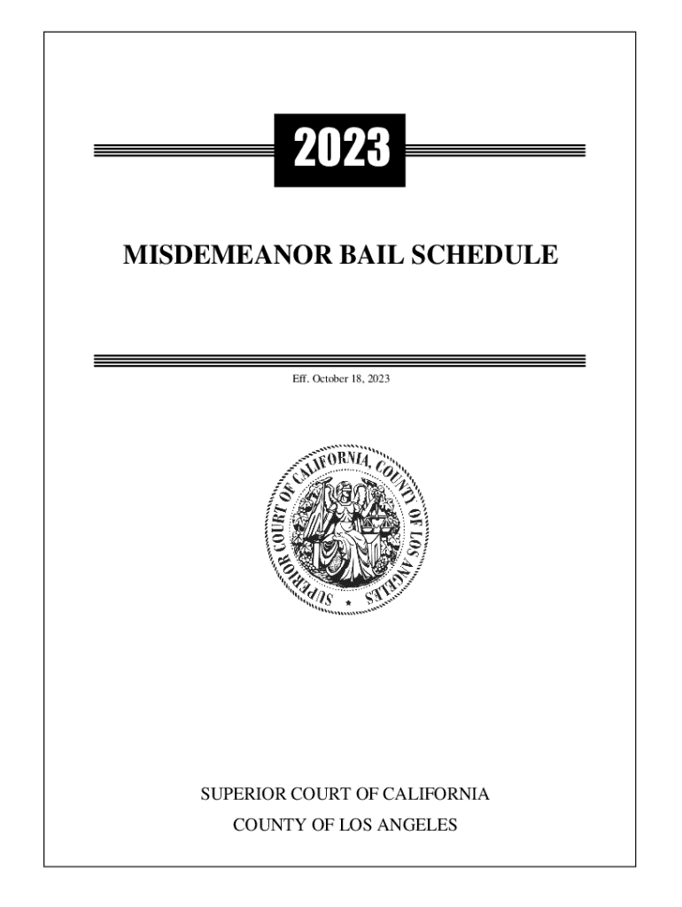 Fillable Online bail schedules and pre-arraignment release protocols ...