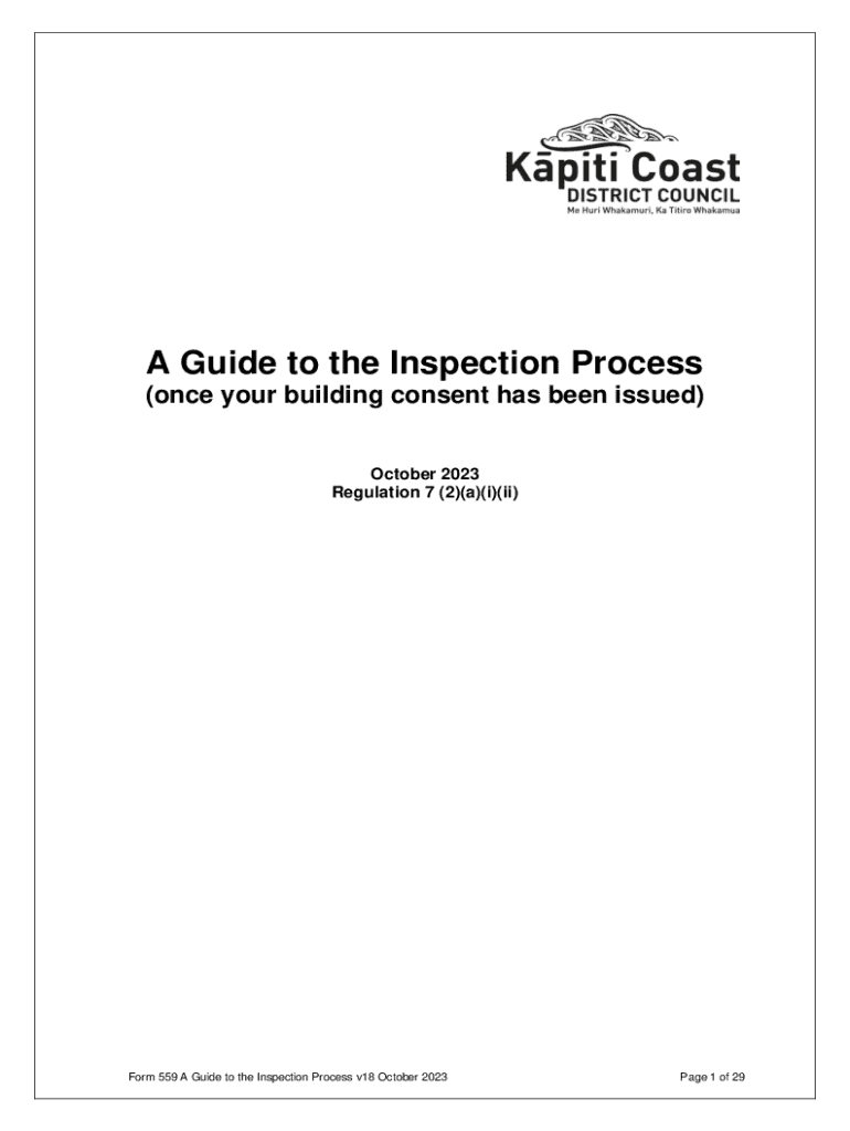 Fillable Online Form 559 A Guide to the Inspection Process.docx Fax ...