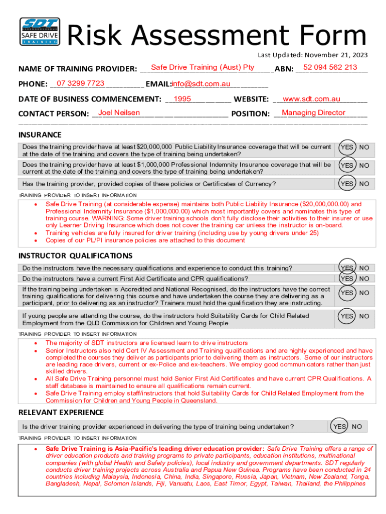 Fillable Online Driver Safety - Risk Management Fax Email Print - pdfFiller